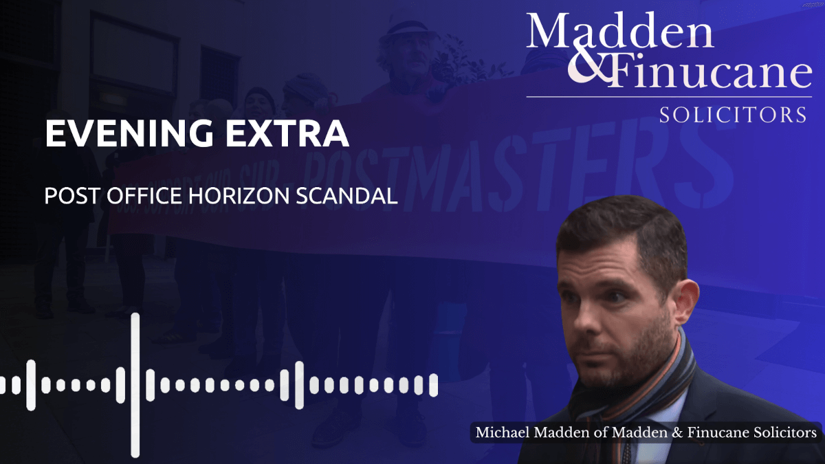 Post Office Horizon Scandal - BBC Evening Extra - Madden & Finucane ...