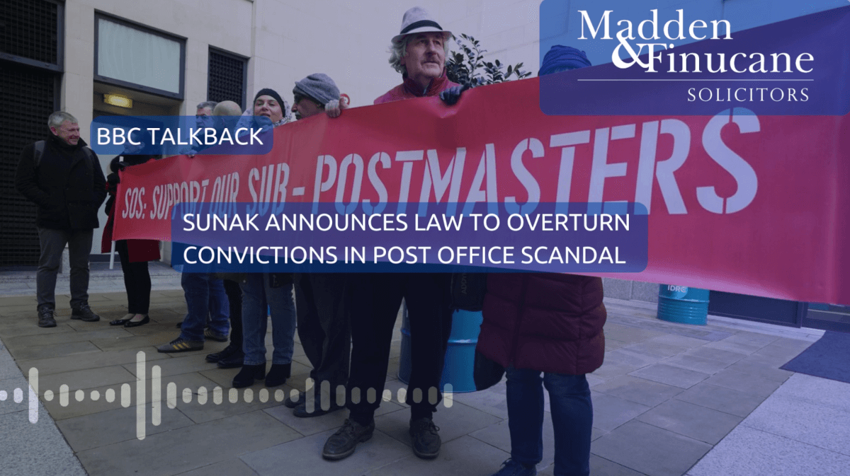 Sunak announces law to overturn convictions in Post Office Scandal ...